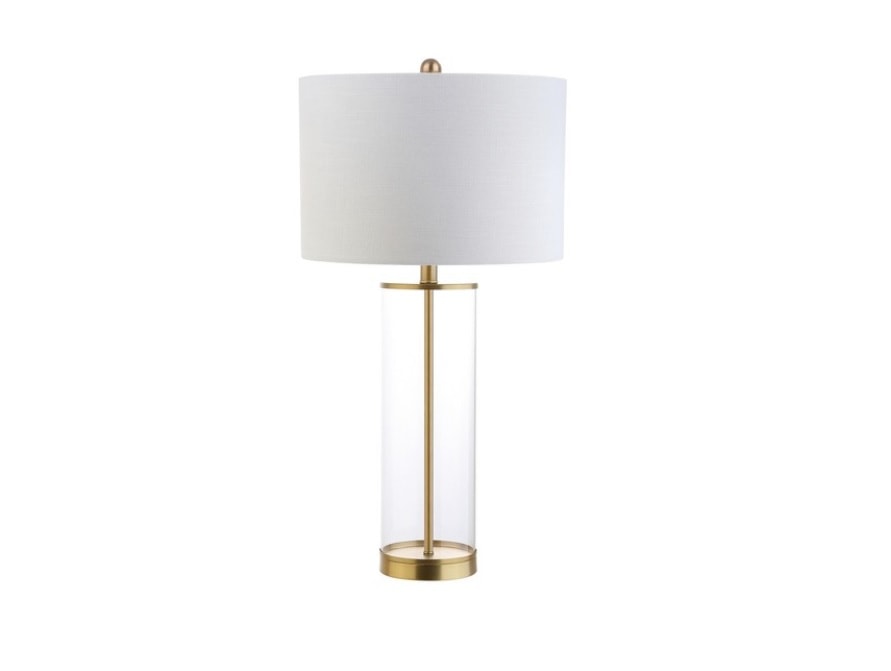 29.25 Collins Glass Led Table Lamp Clear (Includes Energy Efficient ...