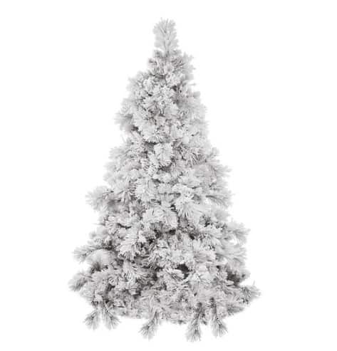 3.5ft Unlit Slim White Flocked Pine Artificial Christmas Tree Review