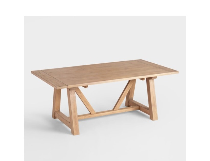 Wood Leona Farmhouse Extension Dining Table - Smartest Reviews